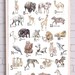 French Language ABC Animal Alphabet Poster - Etsy