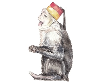 Fez monkey | Etsy