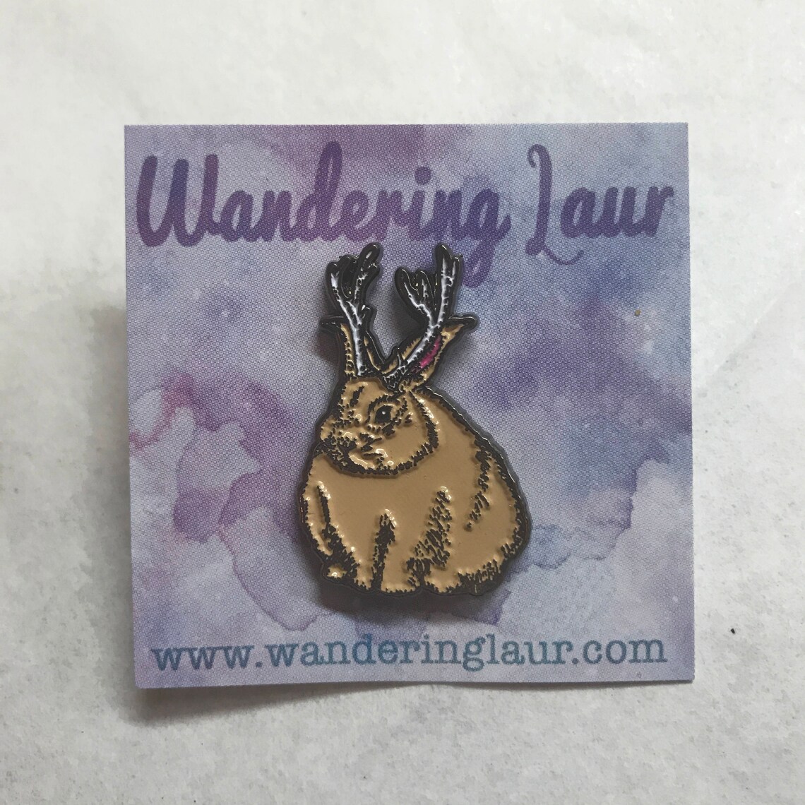 Jackalope 1.25 Inch Enamel Pin - Etsy