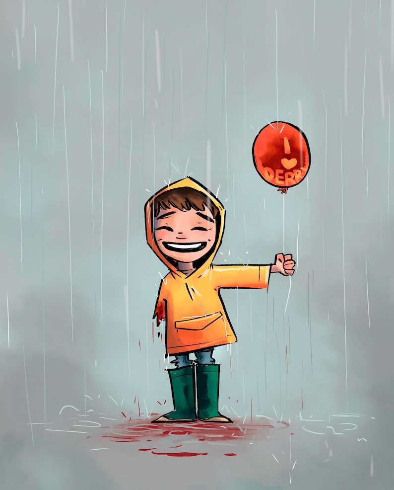 IT Movie 2017 Pennywise Georgie Art Print | Etsy