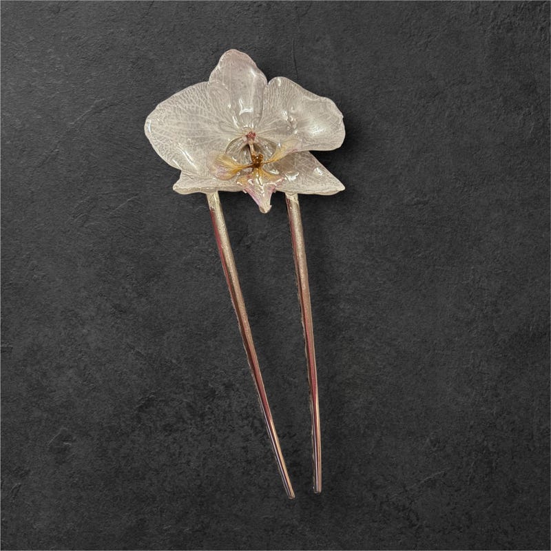 Real Flower Hair Pin - Etsy
