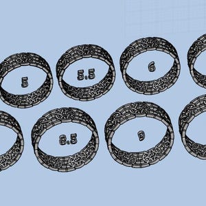 Ring 3D Model / Jewelry STL File for 3D Printing/stl File/3d Ring - Etsy