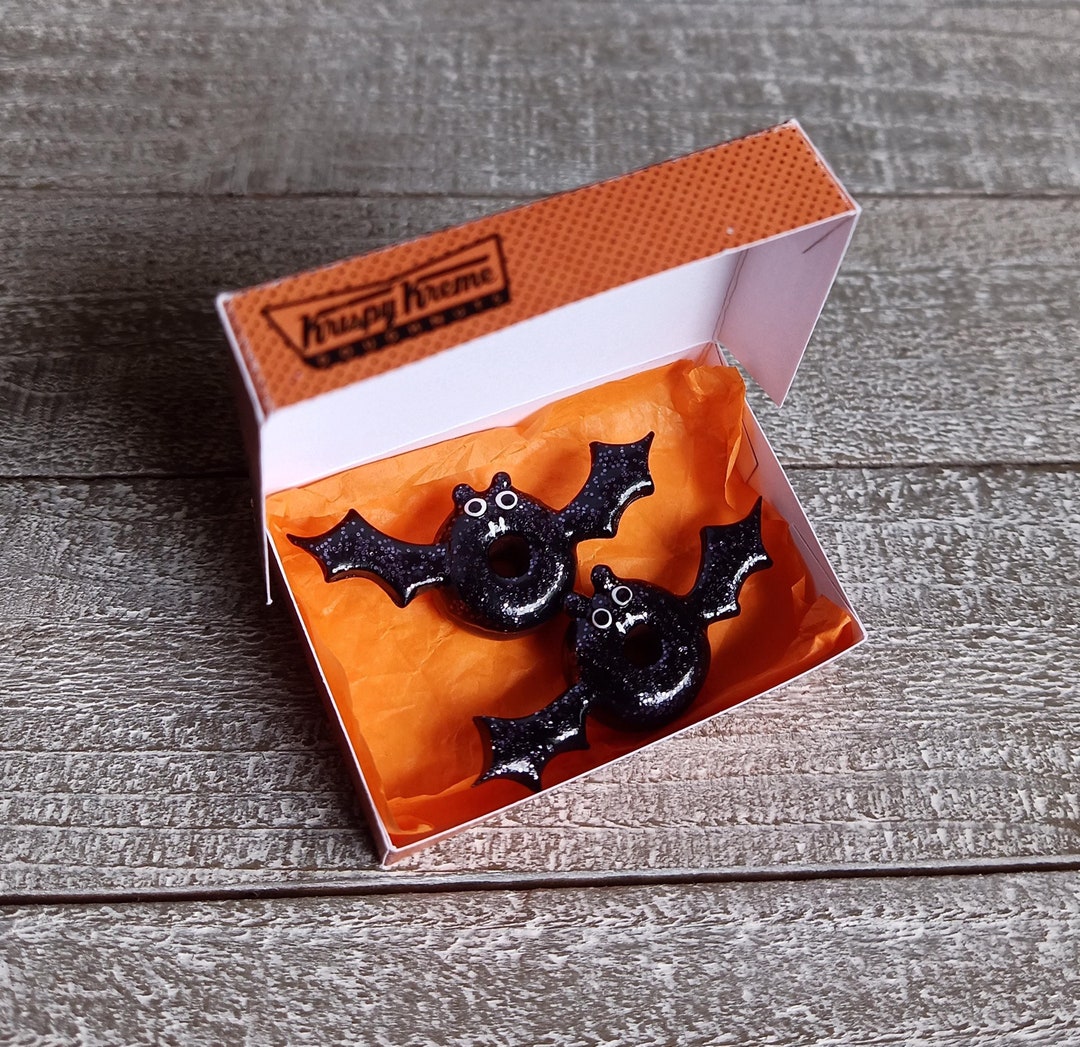 Miniature 1/6 Scale Halloween Bat Doughnuts - Etsy