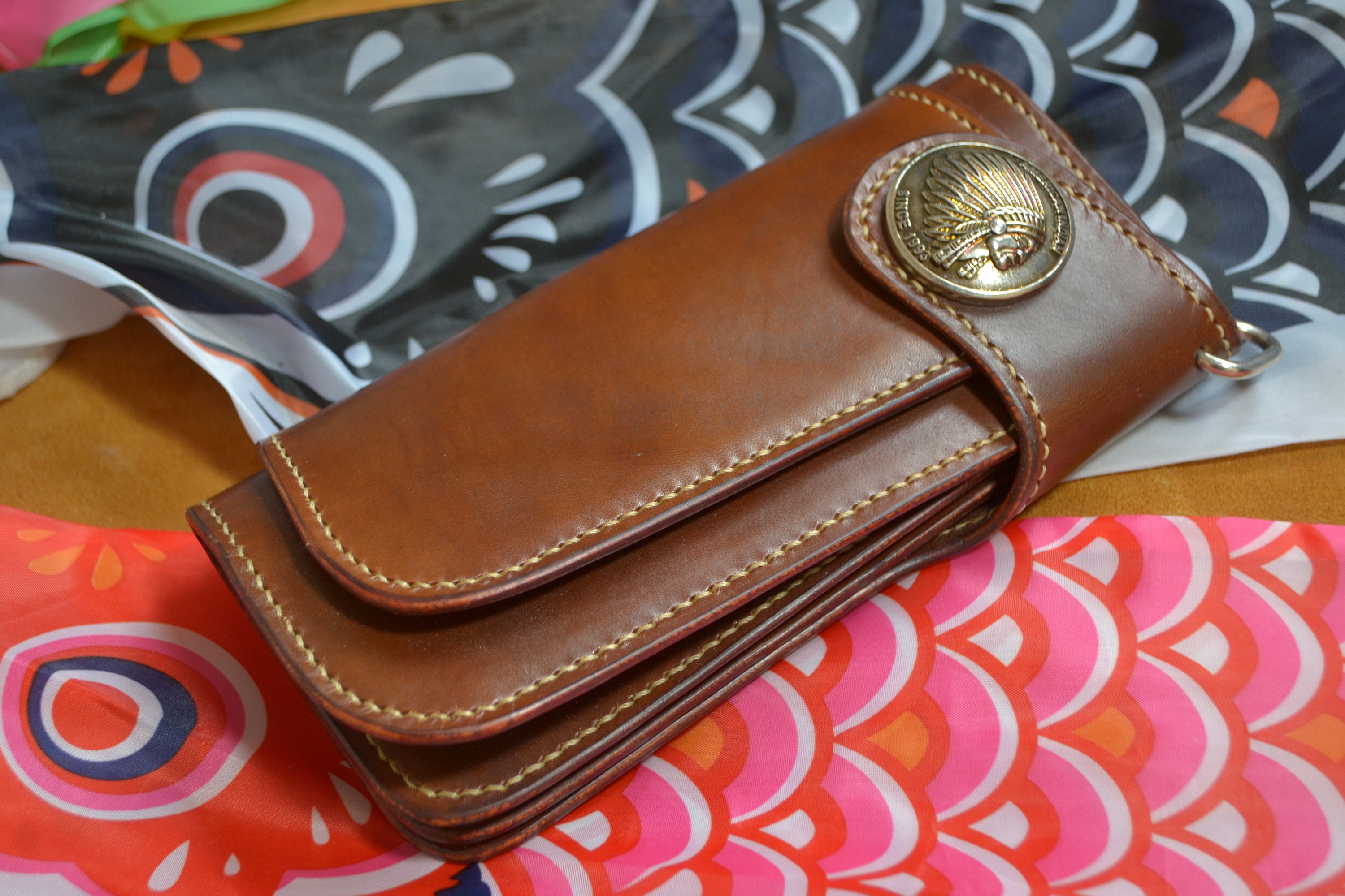 Vintage Heavy Thick Leather Wallet Genuine Leather Wallet Handmade ...
