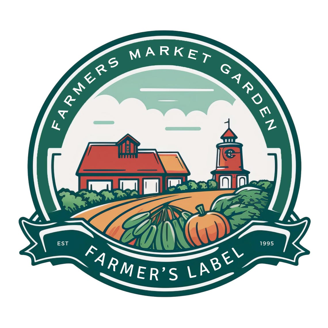 Vintage Farm Logo Template: Editable Agriculture Business Design (canva ...
