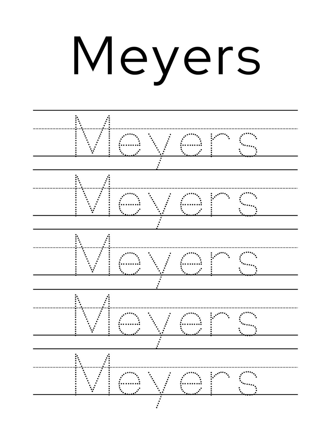 Editable Name Tracing Pages | Handwriting Practice (digital Download ...
