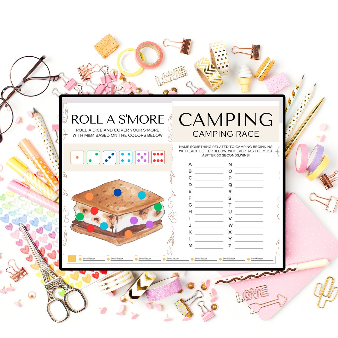 Fun Camping Activities for Kids | INSTANT DOWNLOAD | Homeschool ...