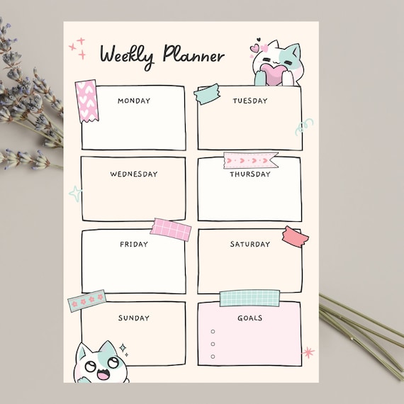 Schattig Weekschema De Hobbit Luxe Weekplanner 2025 2026 A5+ Waterverf