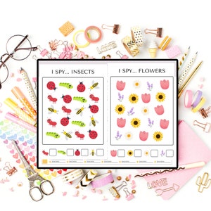 5 Eye Spy Printable Kids Activity Sheets | INSTANT DOWNLOAD ...