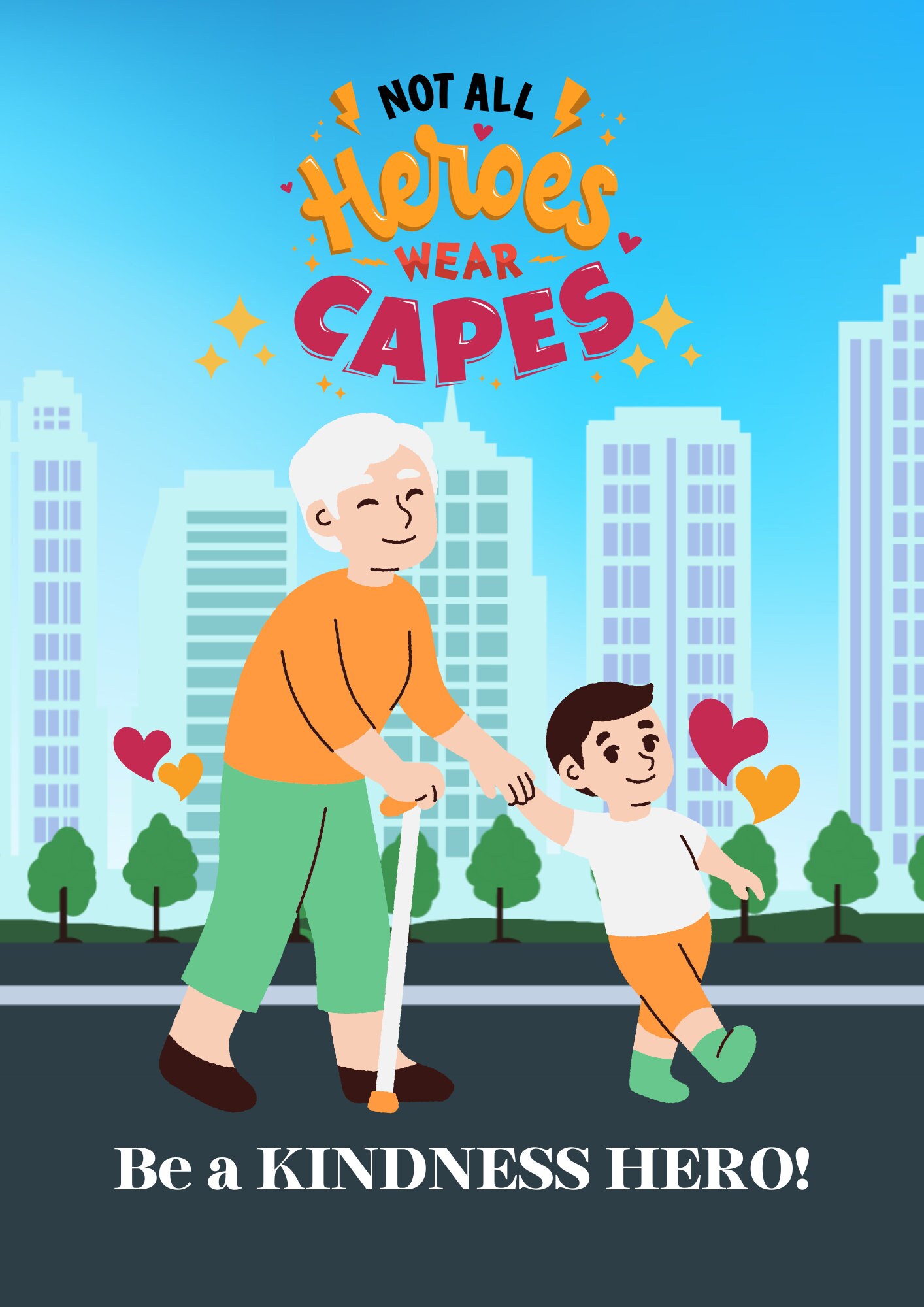 5 Poster Quotes for Kids About Kindness INSTANT DOWNLOAD Homeschool ...