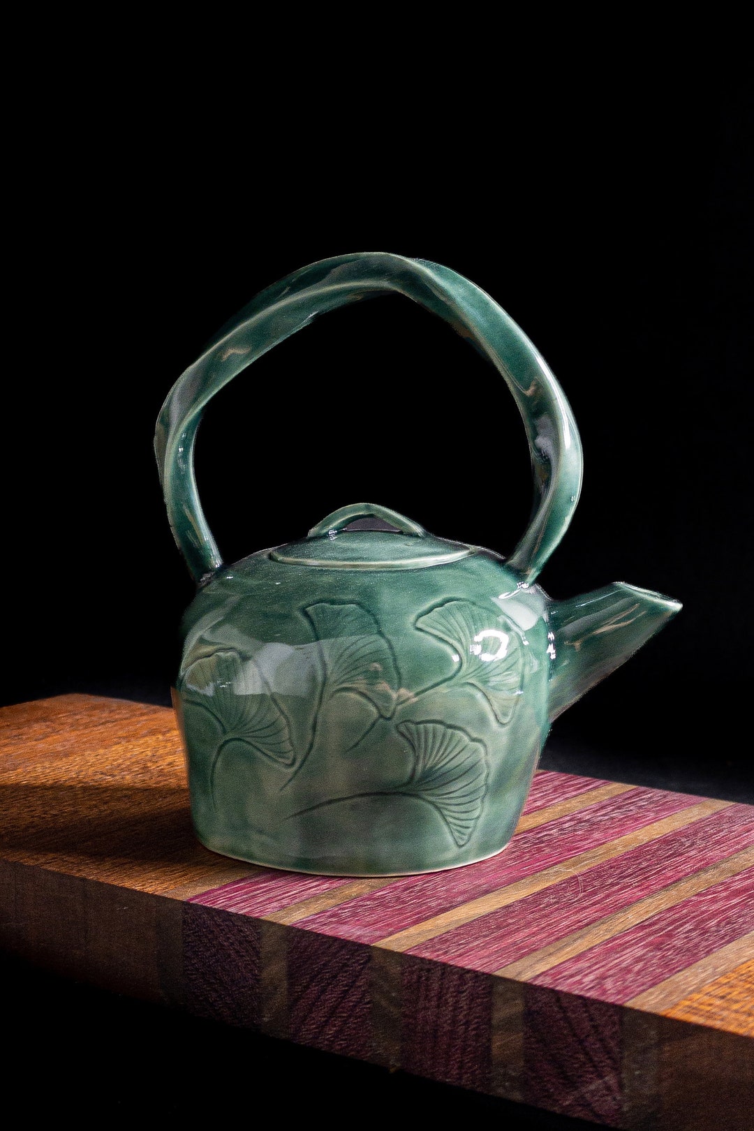 Hand-built Ginkgo Fox Porcelain Teapot - Etsy