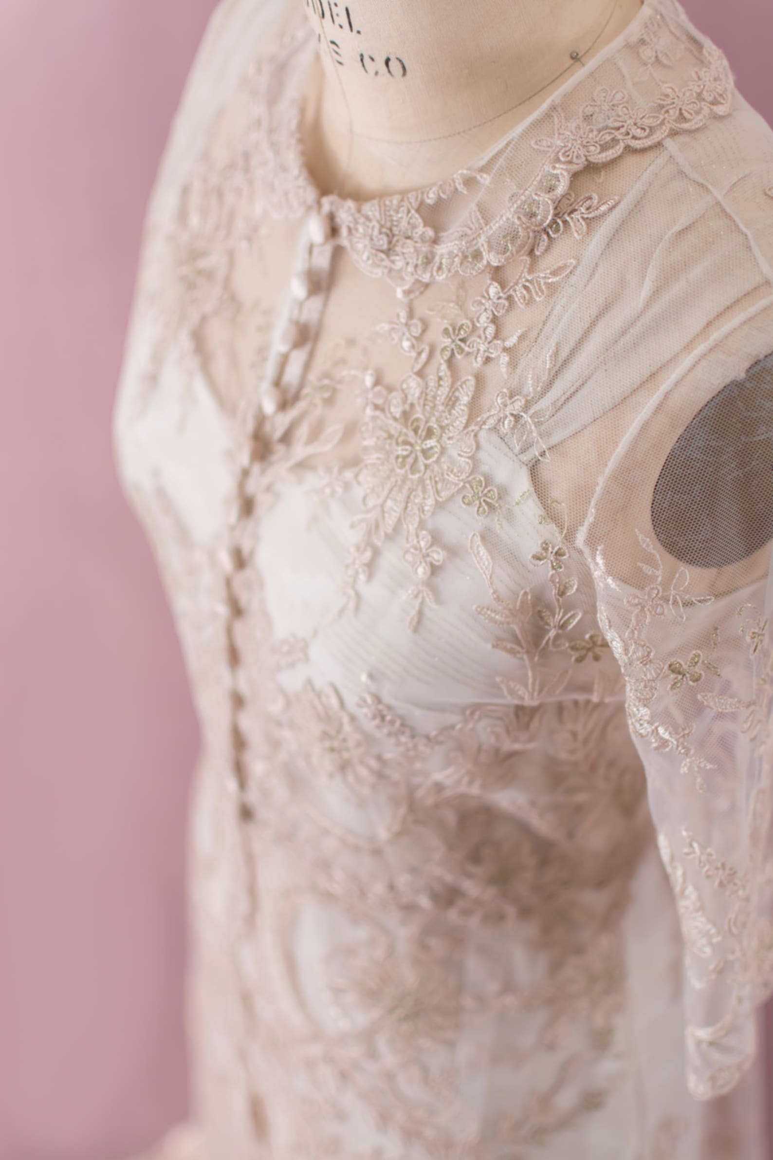 Wedding Dress of French Alencon Lace Over Double Silk Satin - Etsy