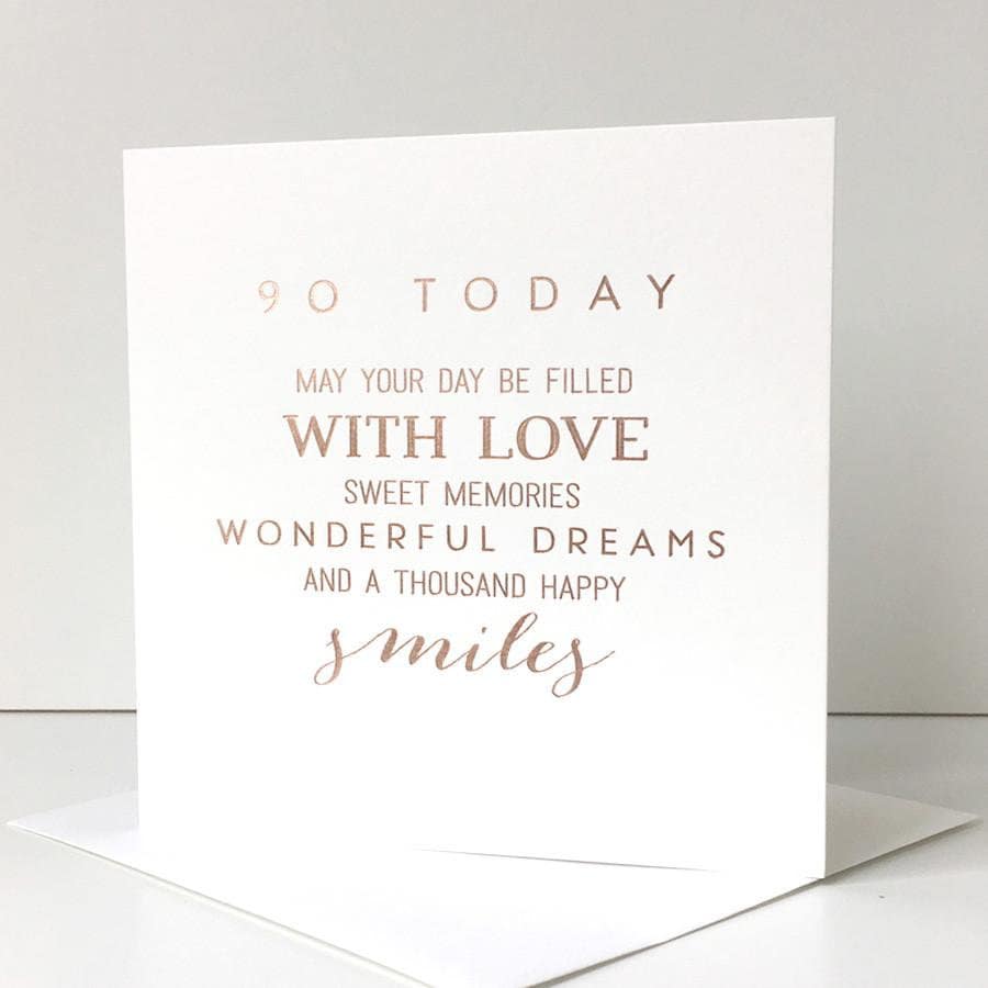 90 Today Sweet Memories Greeting Card | Etsy