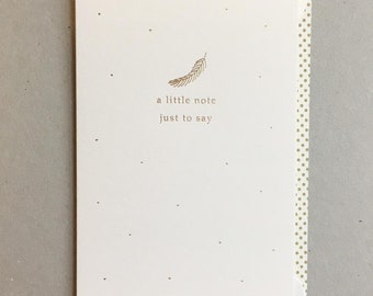 Just a Little Note - Etsy