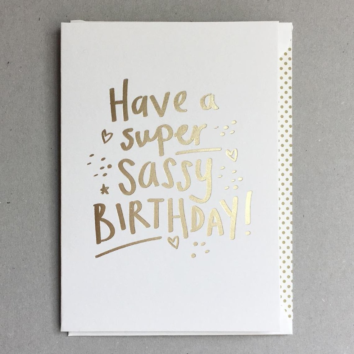 Super Sassy Birthday Greeting Card | Etsy