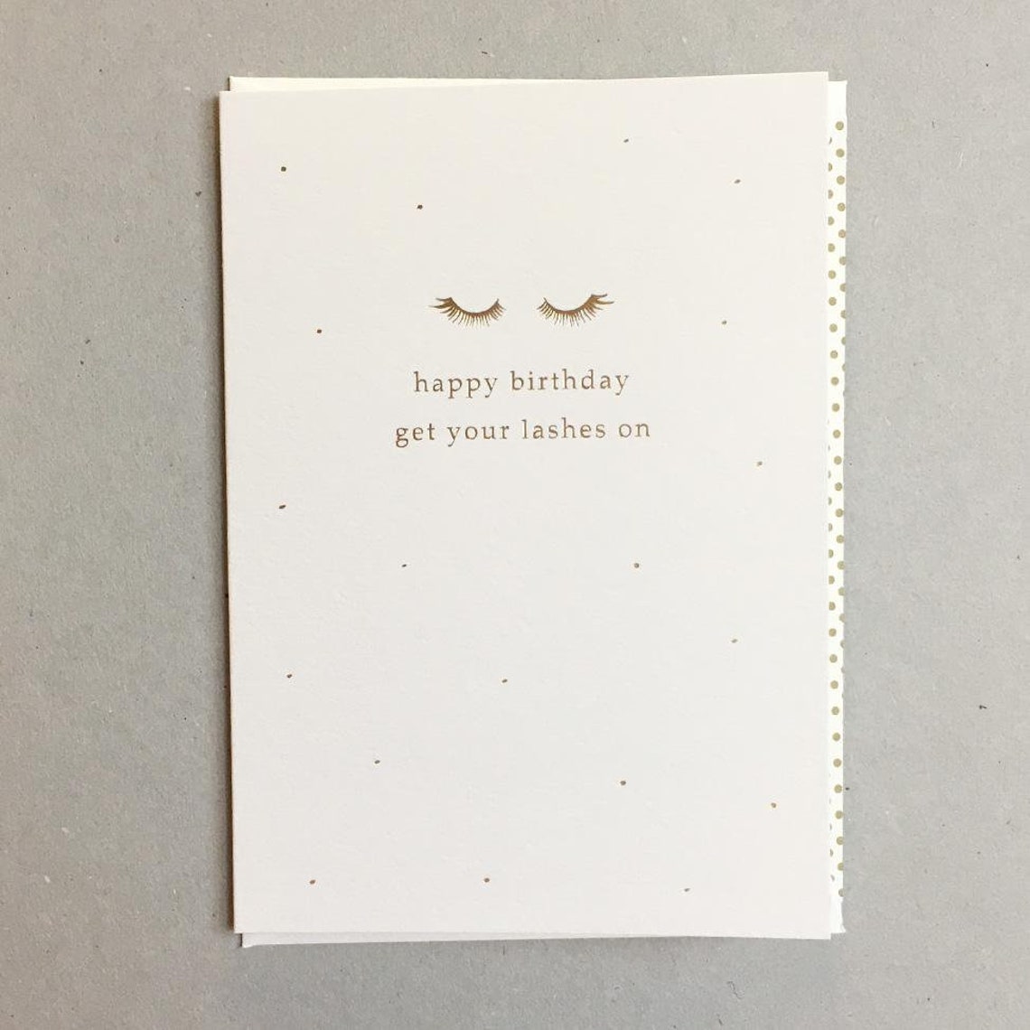 Happy Birthday Get Your Lashes on Greeting Card - Etsy