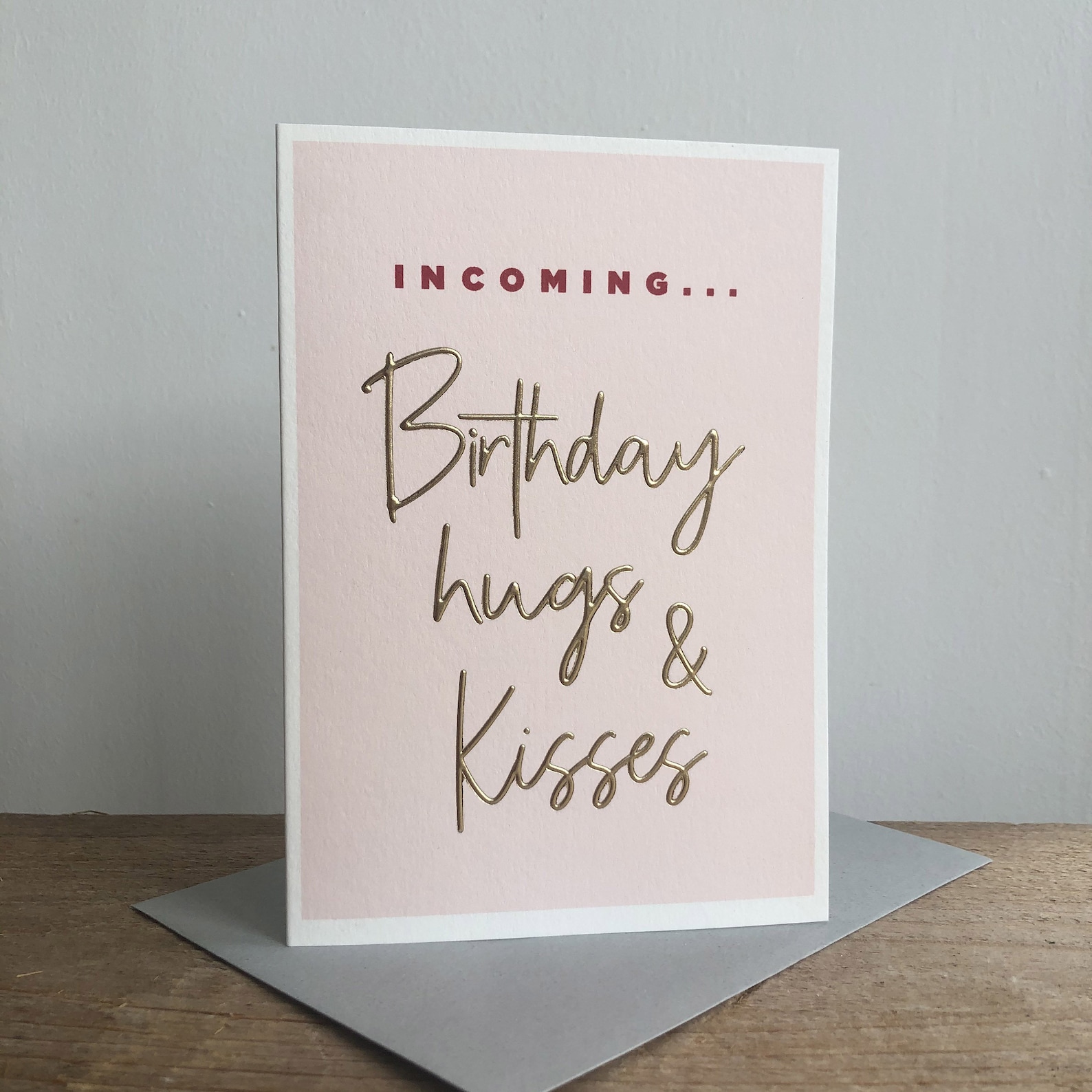 Birthday Hugs & Kisses Greeting Card | Etsy