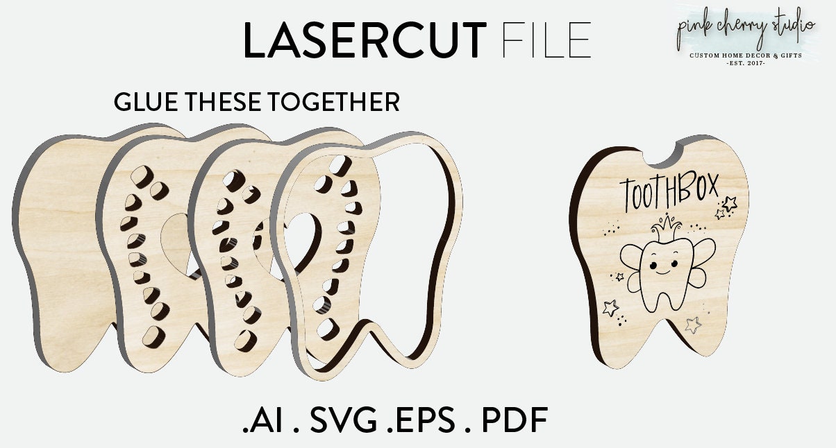 Toothbox SVG / Digital File / Lasercutting /glowforge - Etsy