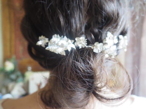 Vintage German Myrtle Crown and Boutonniere, Smaller… - Gem