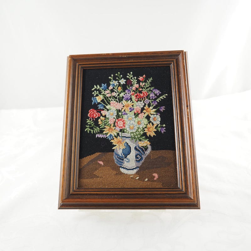 Petit Point Embroidery - Etsy