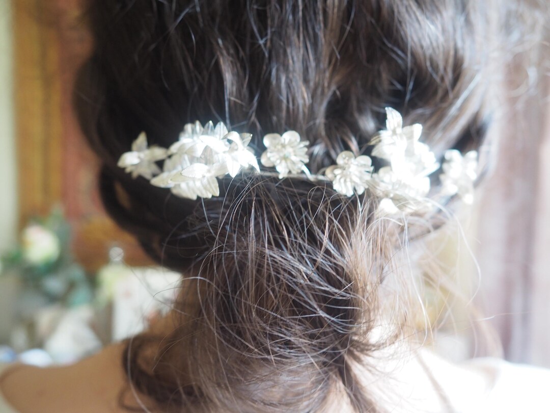 Vintage German Myrtle Crown and Boutonniere, Smaller Size Bridal Crown ...