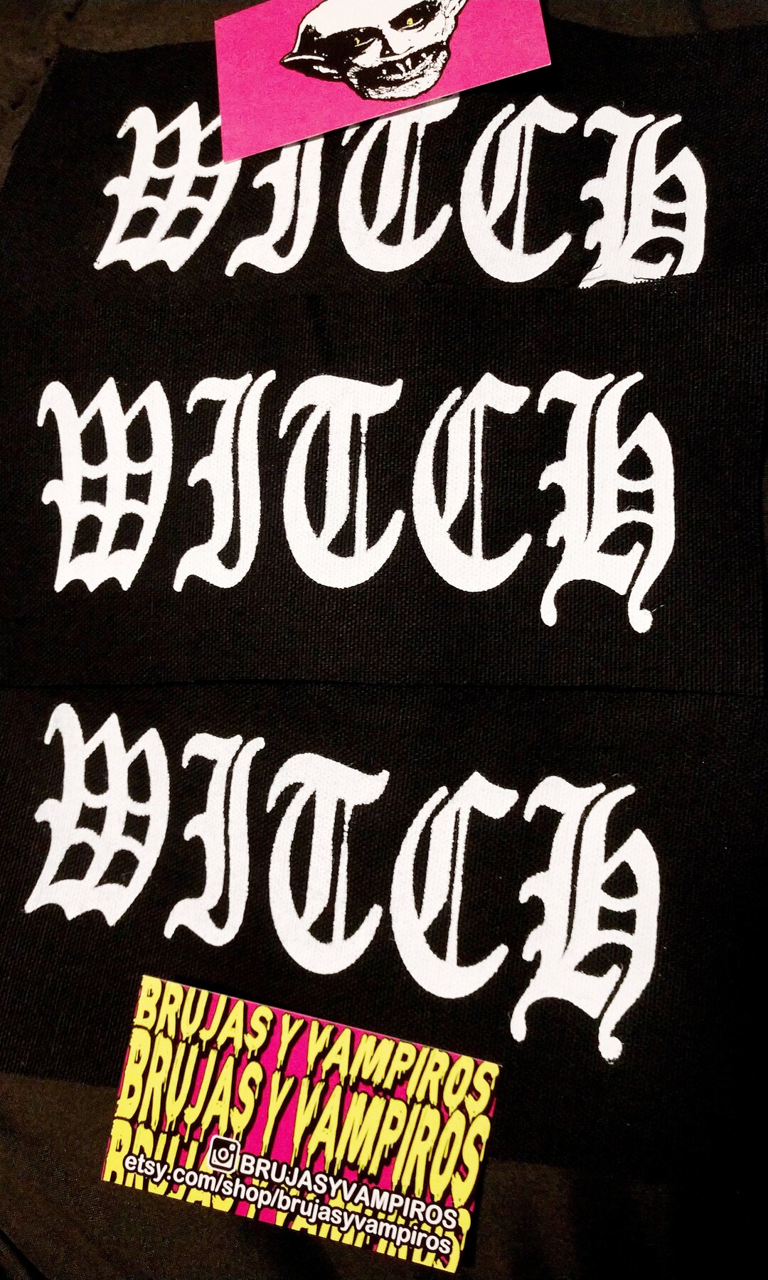 WITCH Patch , Witches Goth Patches in Color , Witchy Vibes , Bruja - Etsy