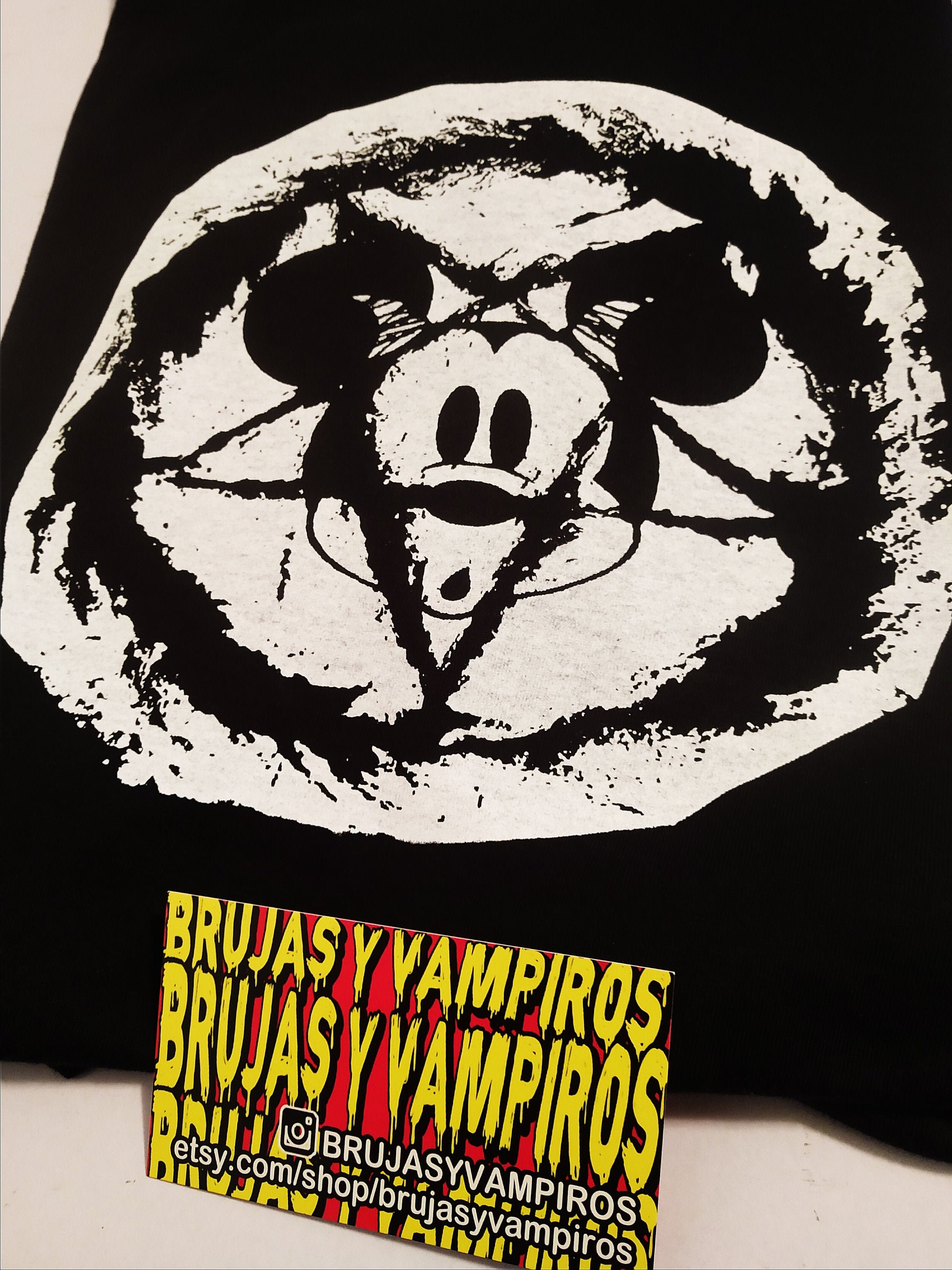 Pentagram T Shirt Black Satan 666 Mickey Mouse - Etsy Israel