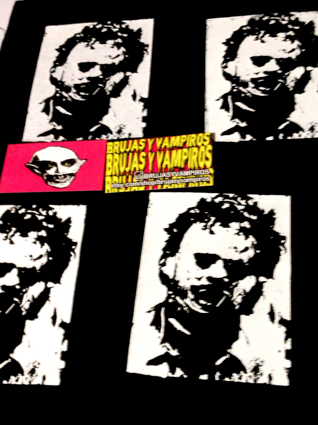 Leatherface Portrait Horror Patch Patches in Color Horror - Etsy