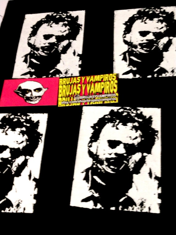 Leatherface Portrait Horror Patch - Etsy