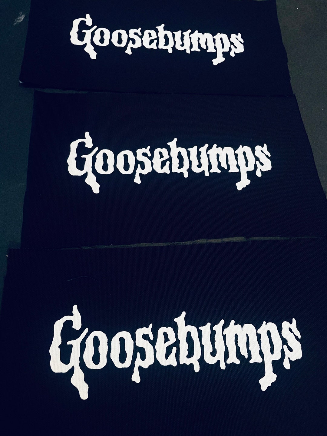 Goosebumps Patch Color Horror Patches Made for Spooky Scary Story ...