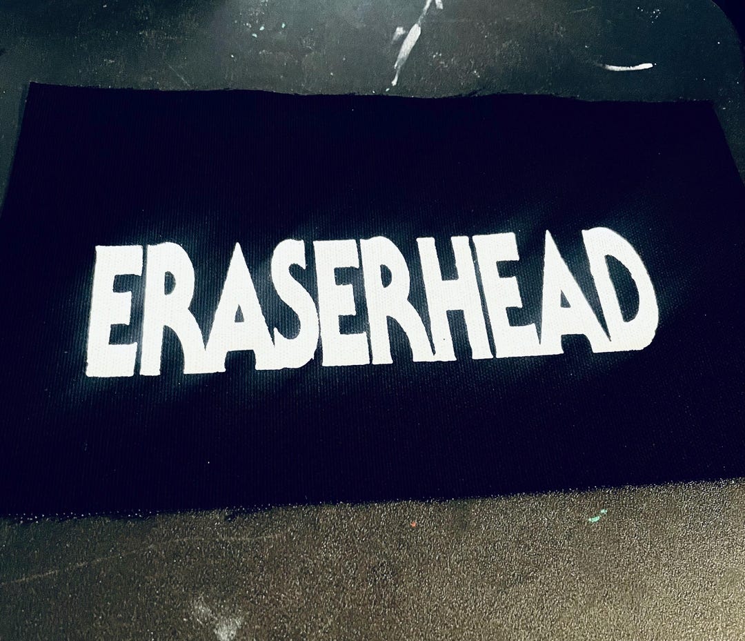 ERASERHEAD Patch , Horror Movie Patches in Color , Cult Classic Must ...