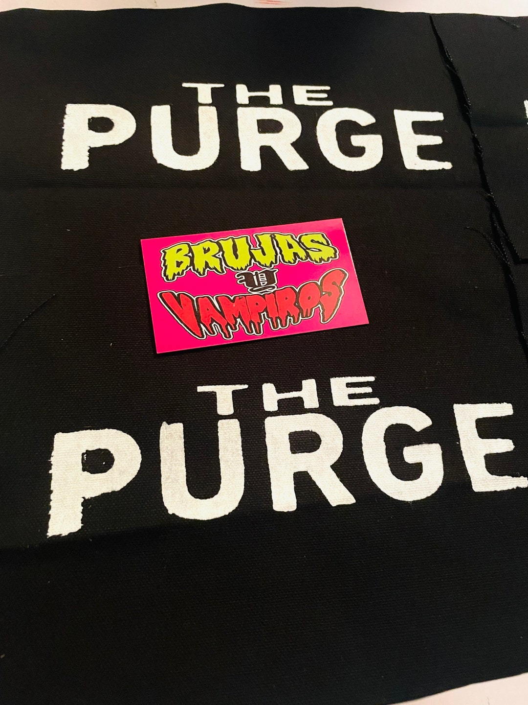 The Purge Patch Horror Movie Color Patches , Horror Movie Patch , Color Horror Patches , Purge ...