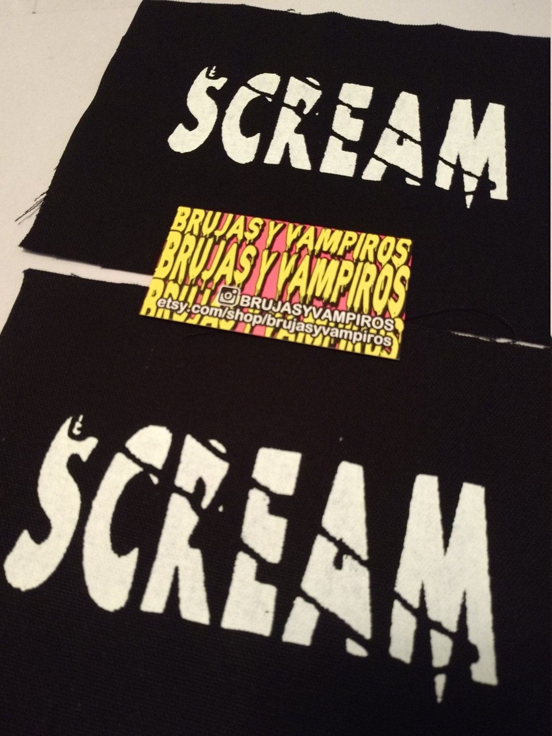 Scream Patch Horror Movie Patches in Color , Slasher Cult Classic Must ...