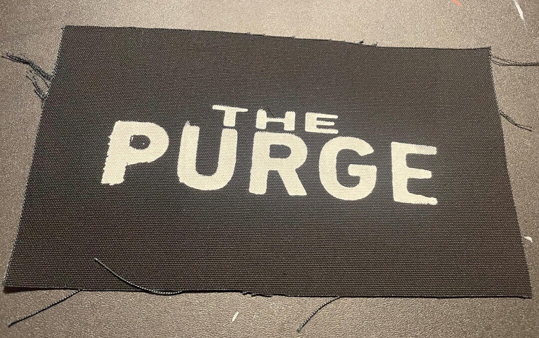 The Purge Patch Horror Movie Color Patches , Horror Movie Patch , Color Horror Patches , Purge ...