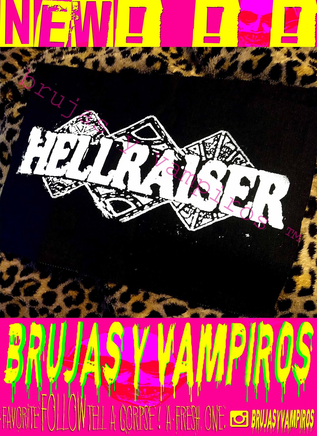 Hellraiser Pinhead Cenobites Cliver Barker Horror Patch, Horror Movie ...