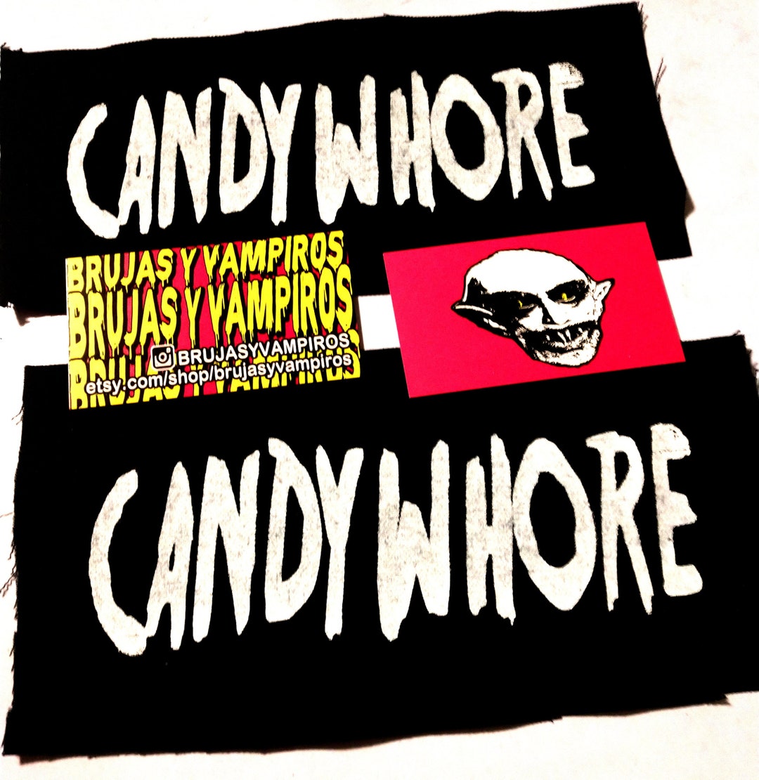 Candy Whore Patch ,halloween Horror Movie Color Sew on Punk Patches ...