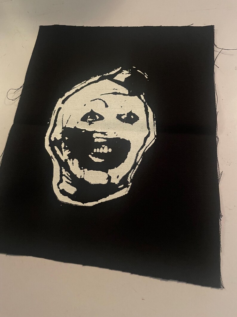 Killer Clown Horror Movie Patch Sew on Patch Clown Horror Slasher Icon ...