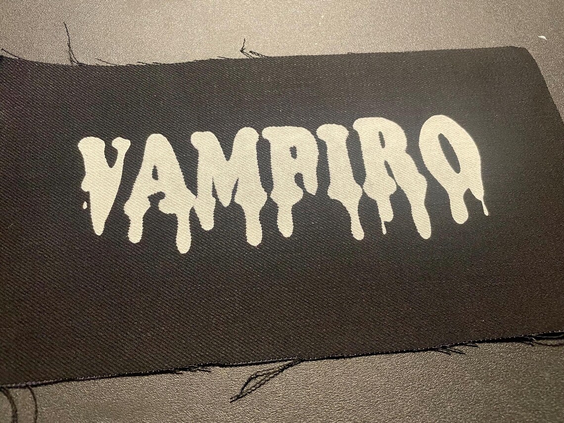 Vampiro Patch , Vampire Horror Movie Patches in Color , Moon Light ...