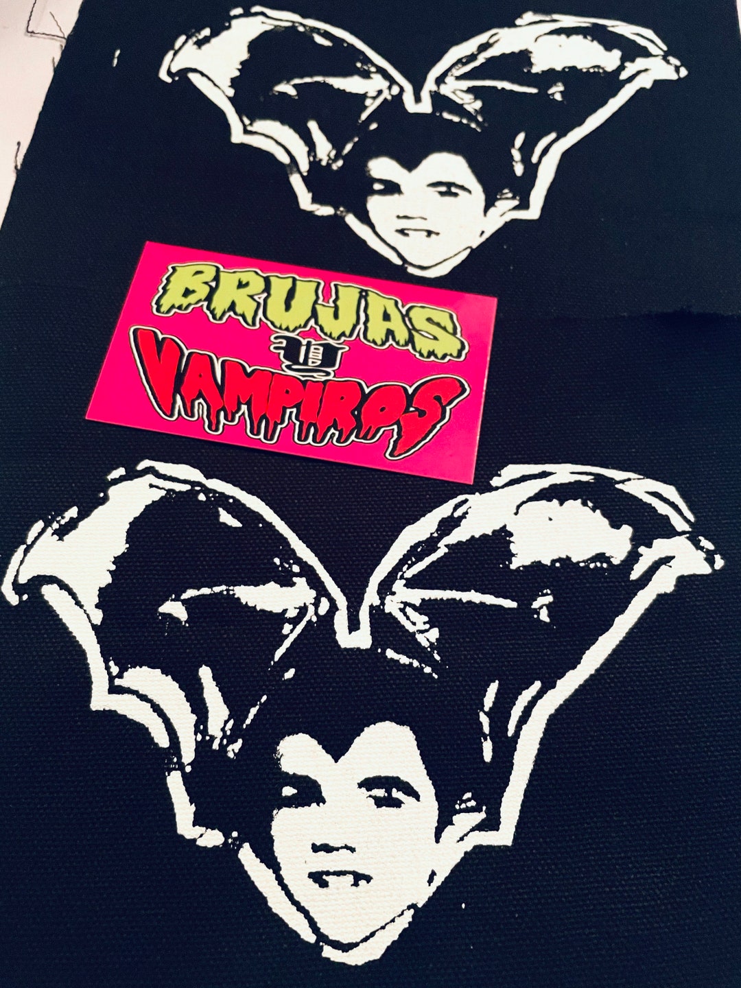 Eddie Bat Patch , Munster Patch , Horror Movie Patch , Horror Tv Sitcom ...