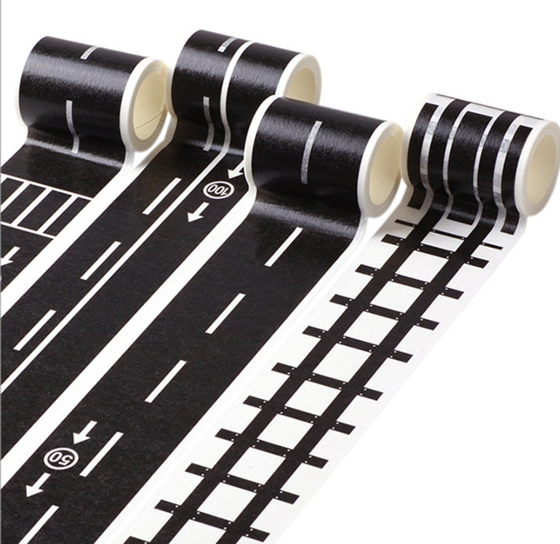 Children's DIY Road Traffic Paper Tapehand Account | Etsy