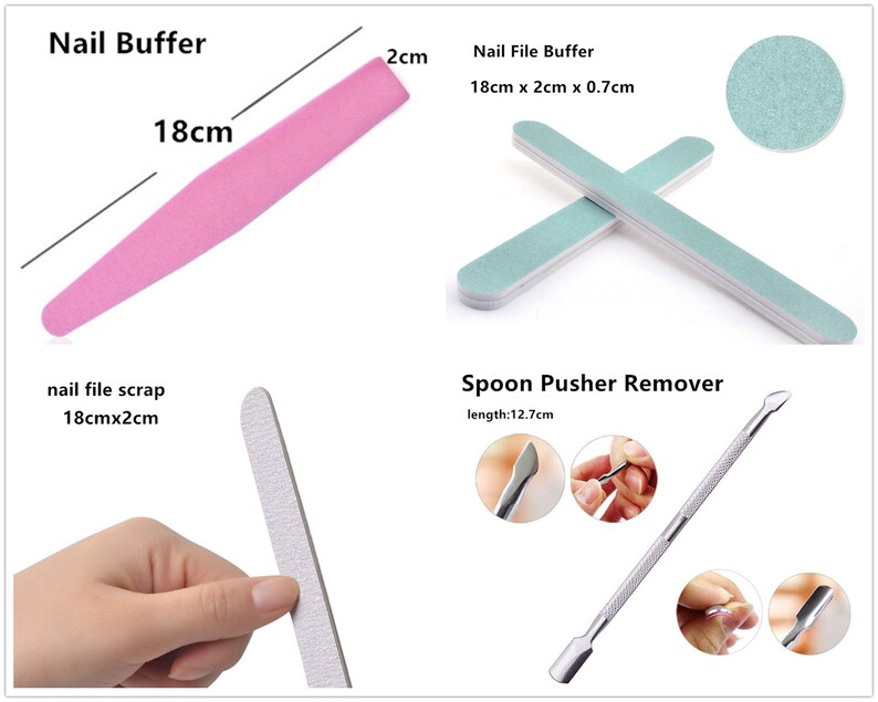 Manicure Set Gel Nail Polish Kit Cuticle Nipper Professional - Etsy