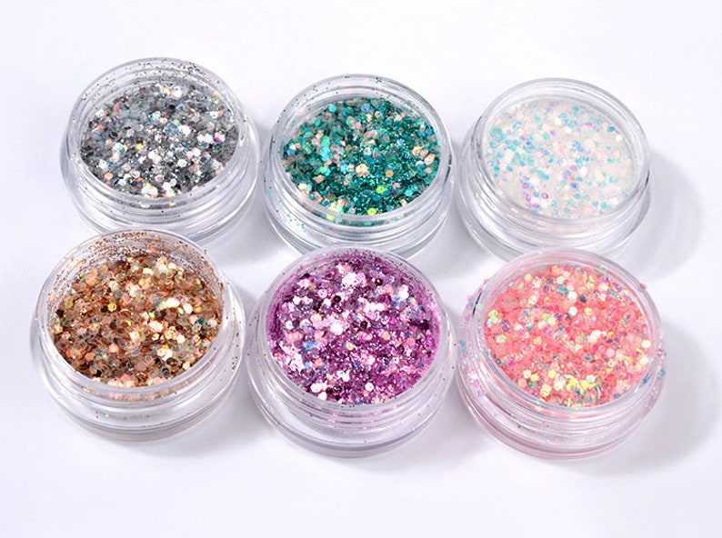 Set of Mixed Sequins Decorationsdiy Deco Blingirregular - Etsy