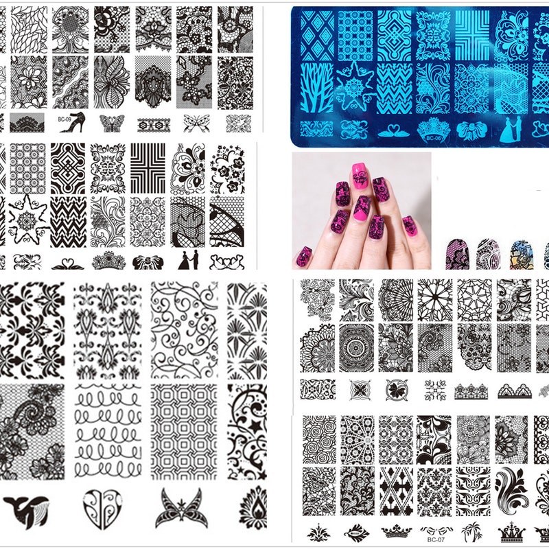 Nail Image Plates - Etsy