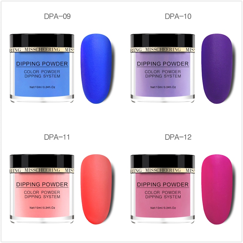 Neon Phosphor Dipping Powder Nail Art Decorations Fluorescent | Etsy