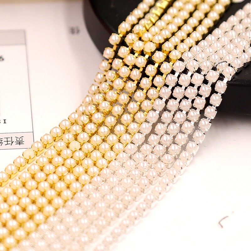2.5mm Pearl Chain for Jewelry Making and Embellishmentfor - Etsy