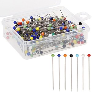 100pcs Sewing Pins 38mm Pearl Ball Head Push Pins Straight - Etsy