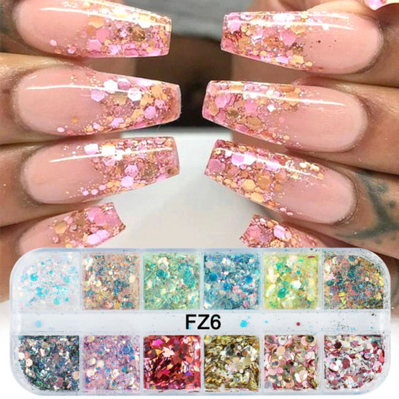 Nail Art Powder Dust Shimmer Decorationshiny Nail - Etsy