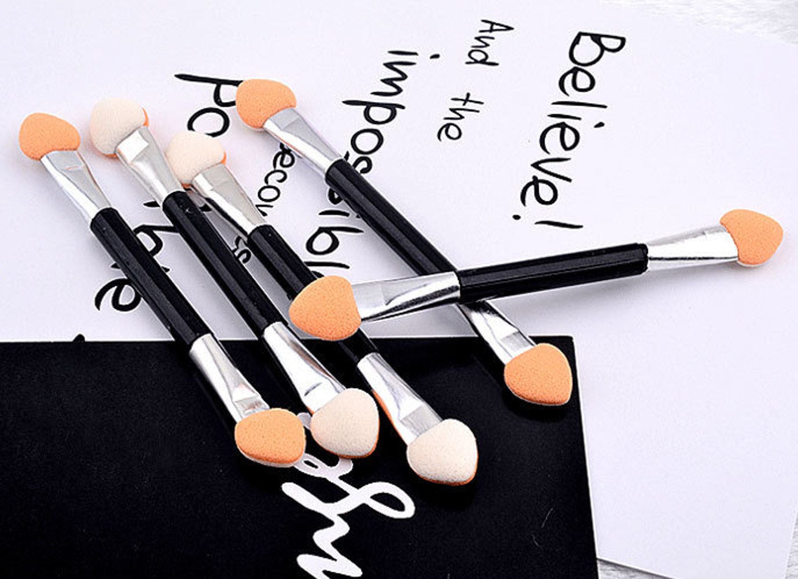 10 Pcs Eye Shadow Applicator Disposable Double Sides Eyeshadow - Etsy