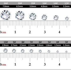 SS6/SS8/SS10/SS16/SS20/SS30 Flatback Ab Color Rhinestones,diy Deco ...