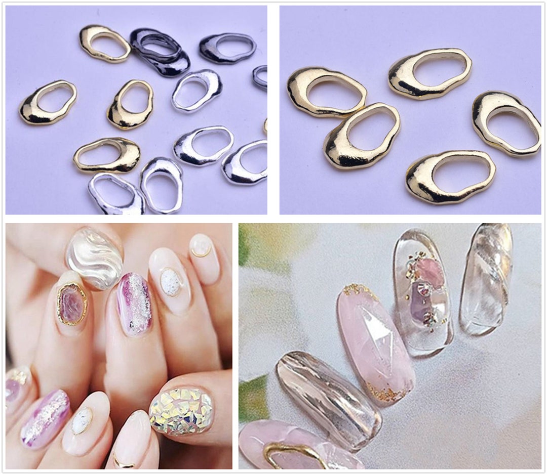 20 Pcs/50 Pcs Rivet Decorations,diy Deco Bling,metal for Nail Art,nail ...